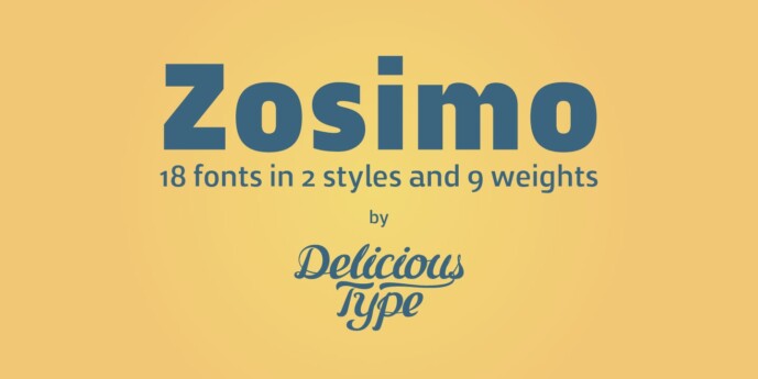 Zosimo Font Family - Free Font