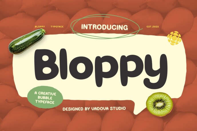 Bloppy Creative Bubble Font - Free Font
