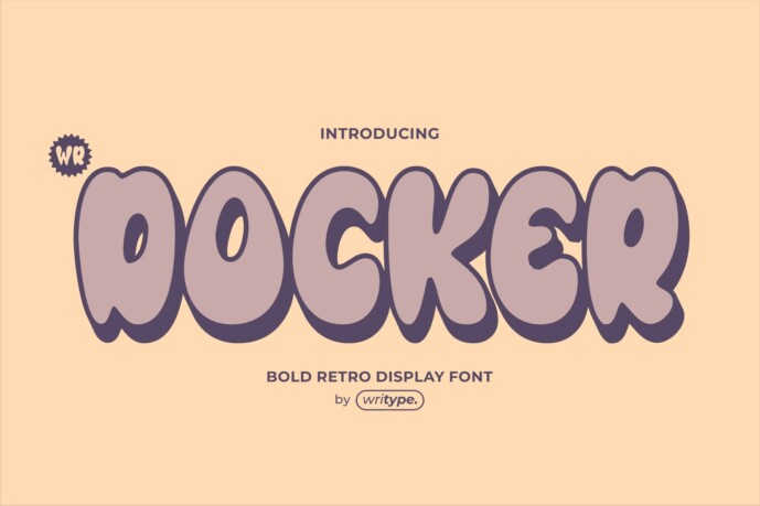 Docker - Chubby Display Font - Free Font