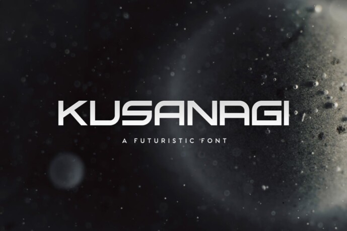 Kusanagi - Futuristic Font - Free Font