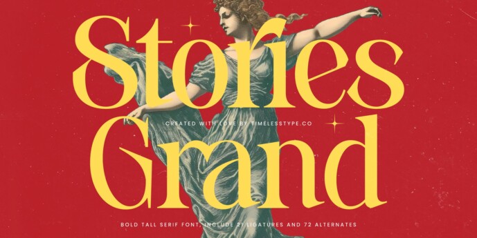 Stories Grand Font Family - Free Font