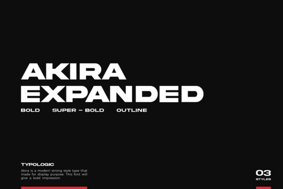 Akira Expanded Font - Free Font