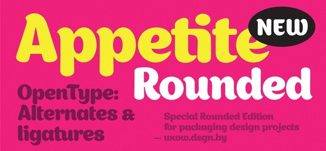 Appetite Rounded Font - Free Font