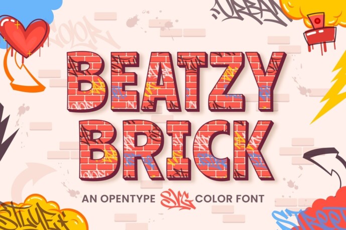 Beatzy Brick Font - Free Font