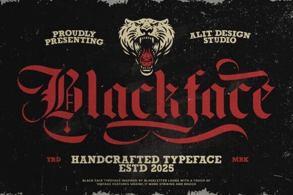 Black Face Font - Free Font