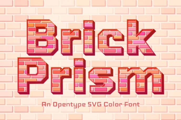Brick Prism Font - Free Font
