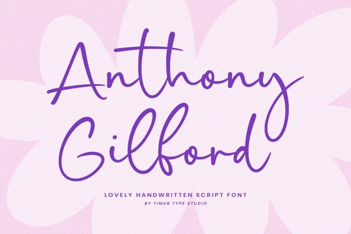 Anthony Gilford Font - Free Font