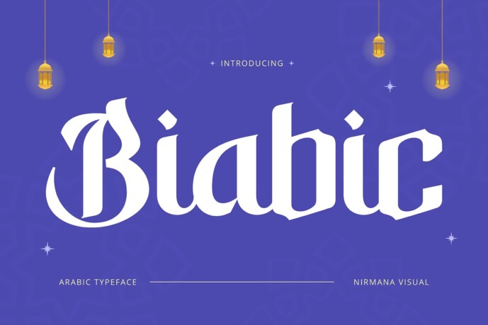 Biabic Arabic Font - Free Font
