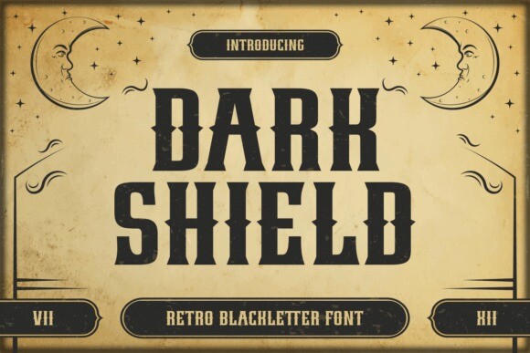 Dark Shield Font - Free Font