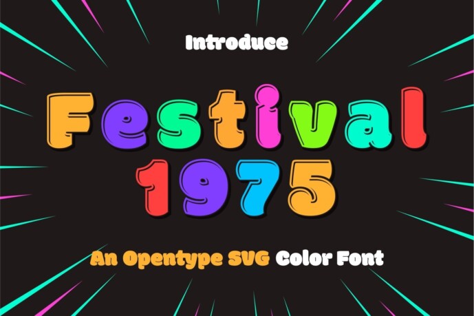 Festival 1975 Font - Free Font