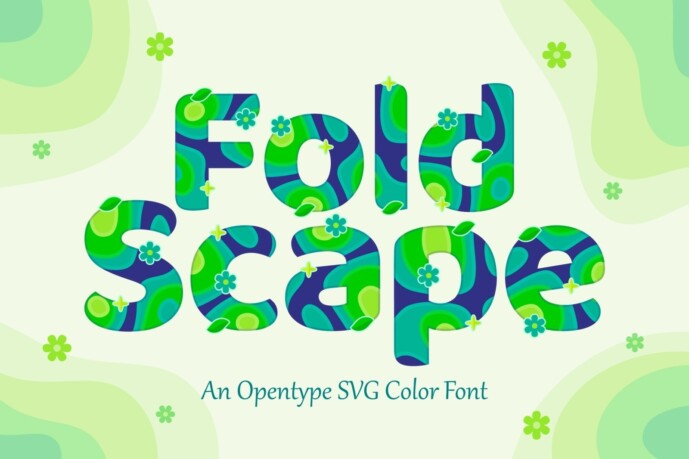 Fold Scape Font - Free Font