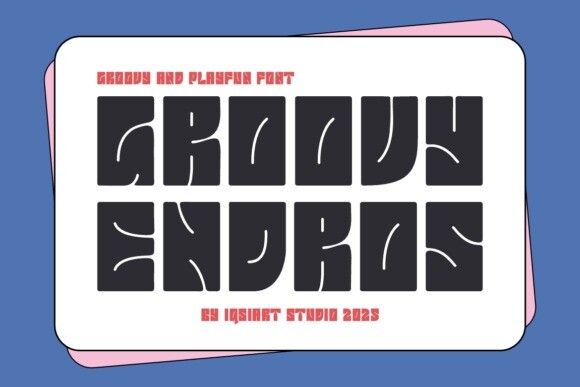 Groovy Endros Font - Free Font