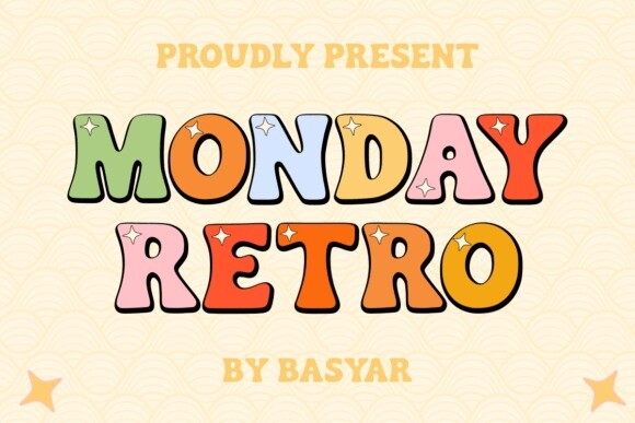 Monday Retro Font - Free Font