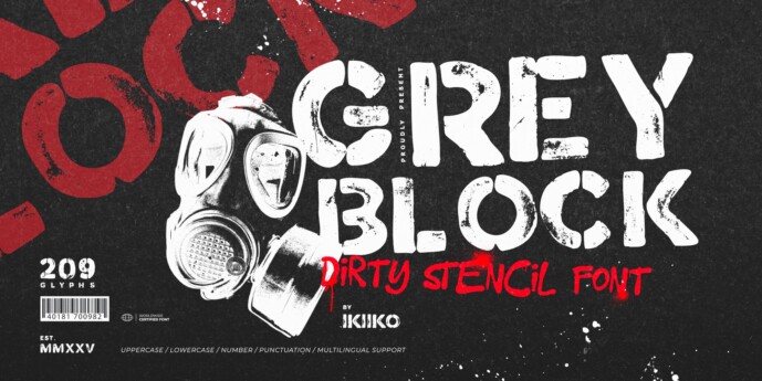 Greyblock Font Family - Free Font