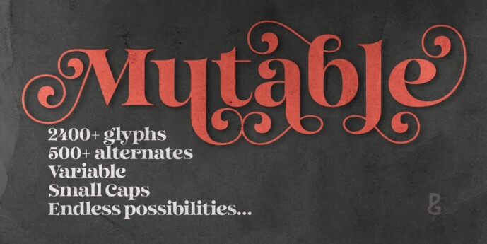 Mutable Font Family - Free Font