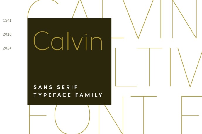 Calvin Font Family - Free Font