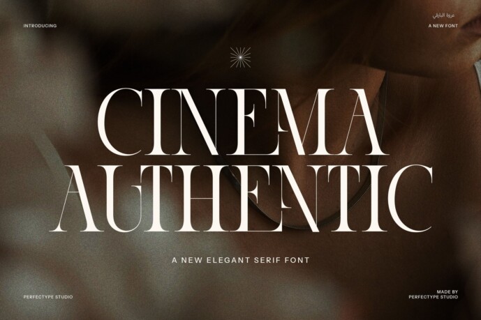 Cinema Authentic Elegant Serif Typeface - Free Font