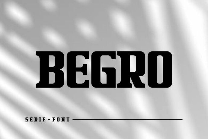 Begro Serif Font - Free Font