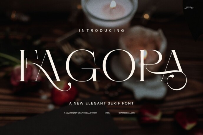 Fagora Calligraphy Serif Fonts - Free Font