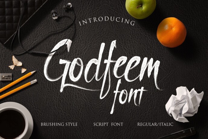 Godfeem Script Font - Free Font