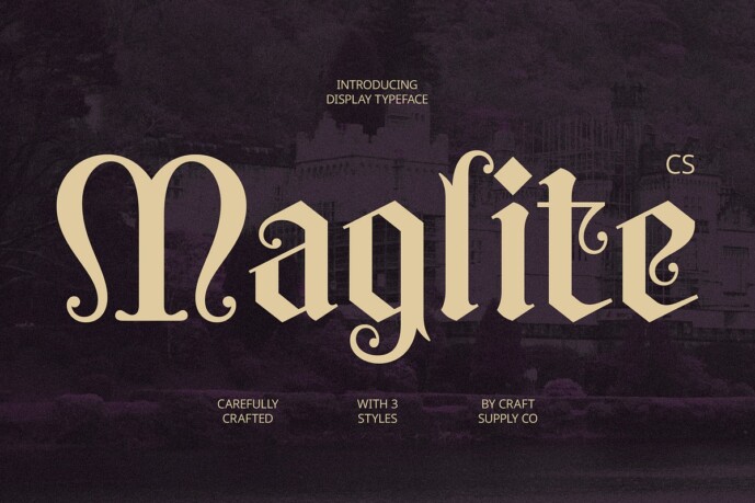CS Maglite – Gothic Uncial Font - Free Font