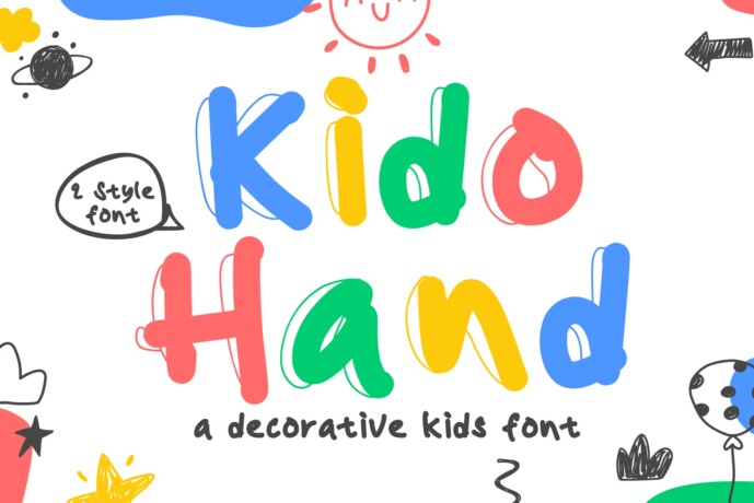 Kido Hand Font - Free Font