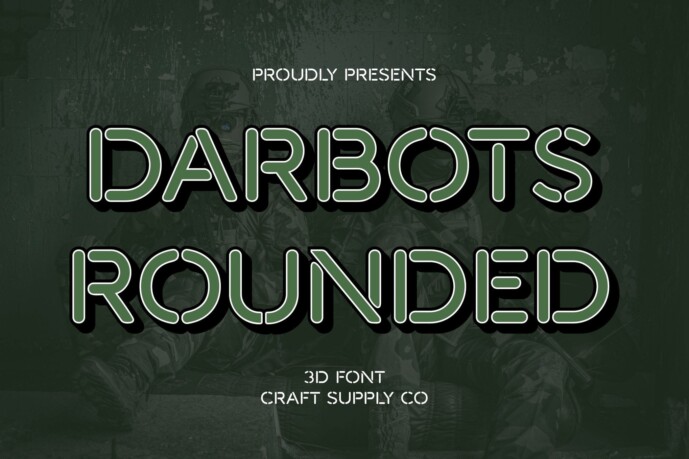 Darbots Rounded Font - Free Font