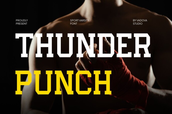 Thunder Punch Font - Free Font