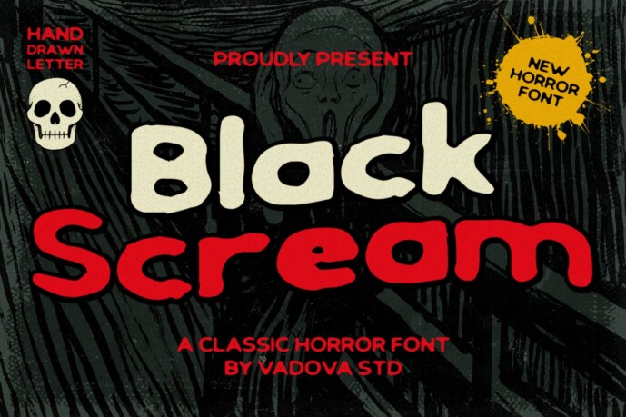 Black Scream Font - Free Font