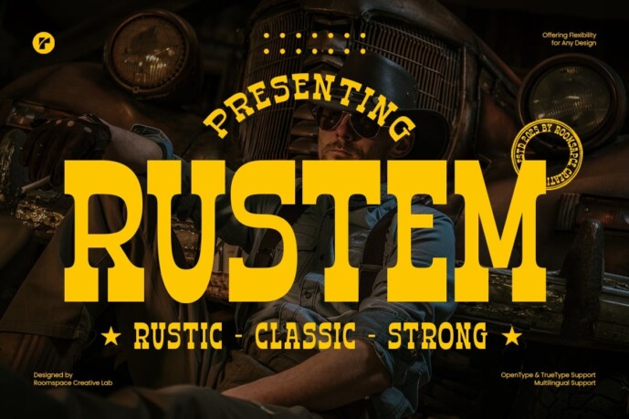 Rustem Font - Free Font