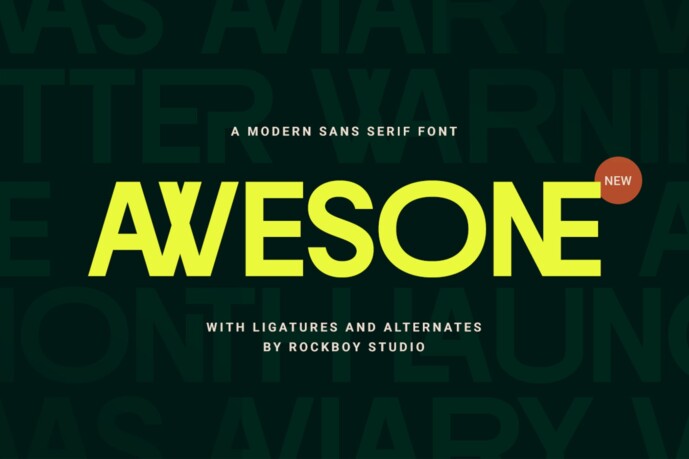 Awesone Font - Free Font