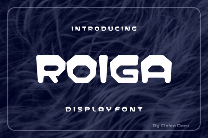 Roiga Display Font - Free Font