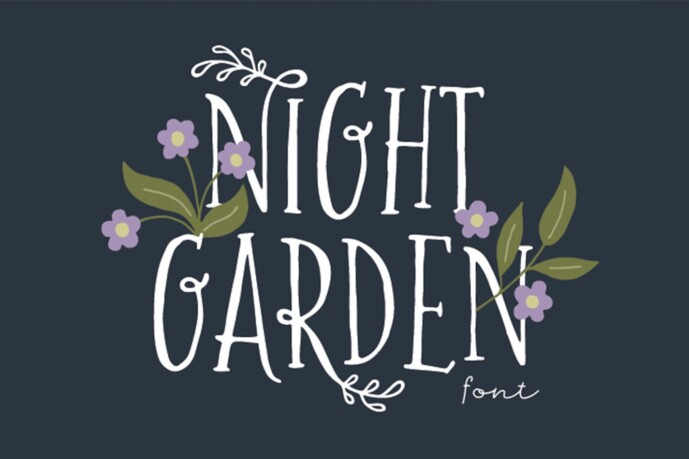 Night Garden Font - Free Font
