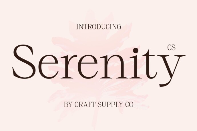 Serenity Font - Free Font