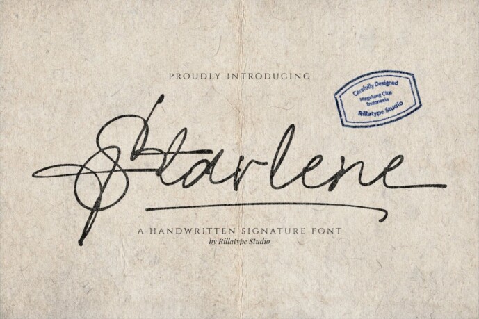 Starlene Signature Font - Free Font