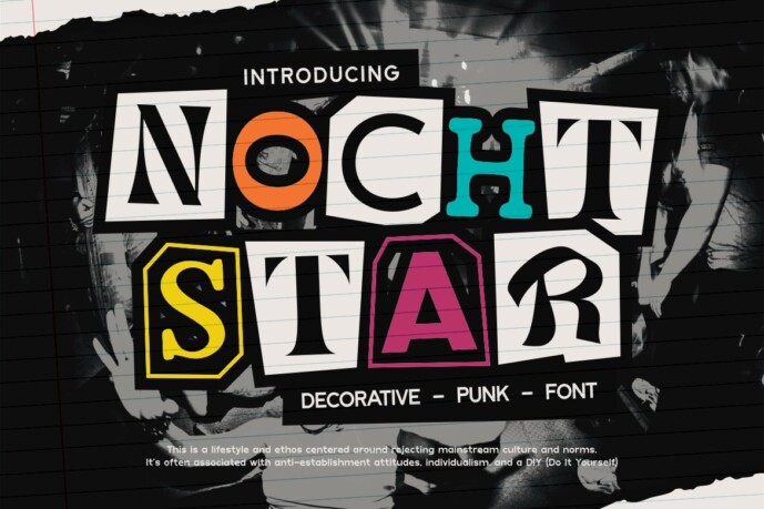 Nocht Star Font - Free Font