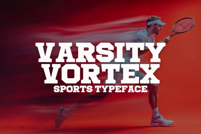 Varsity Vortex Font - Free Font
