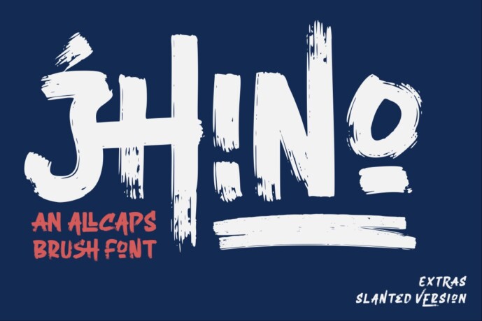 Jhino Brush Font - Free Font