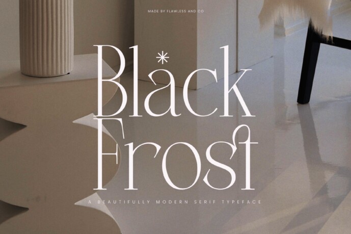 Black Frost Serif Font - Free Font