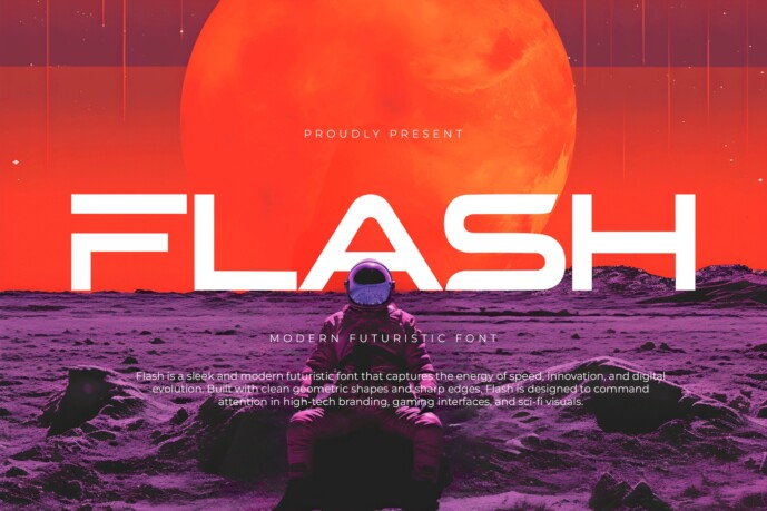 Flash Font - Free Font
