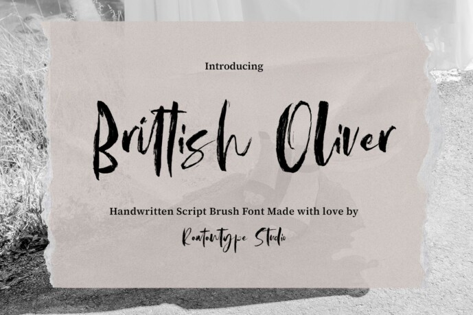 Brittish Oliver Handwritten Font - Free Font