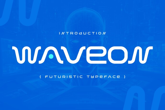 Waveon Futuristic Font - Free Font
