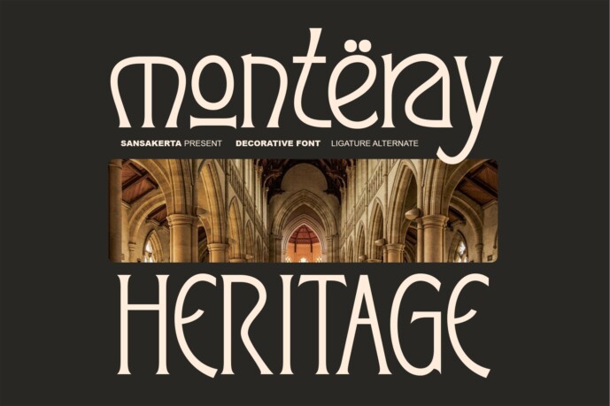 Monteray Heritage Font - Free Font