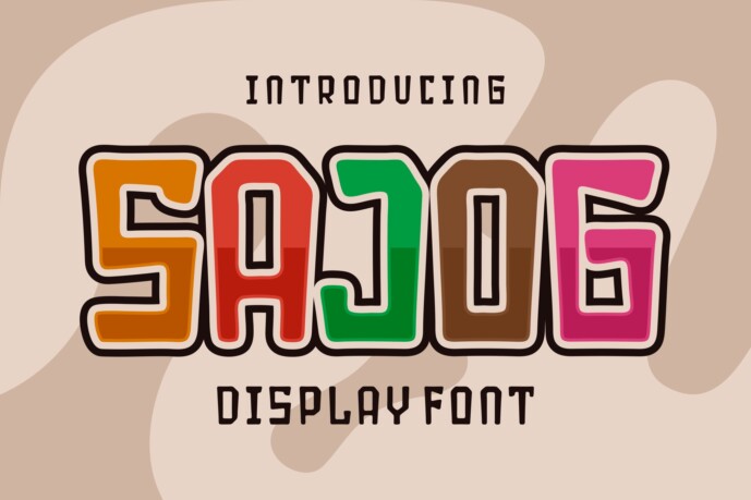 Sajog - Display Font - Free Font
