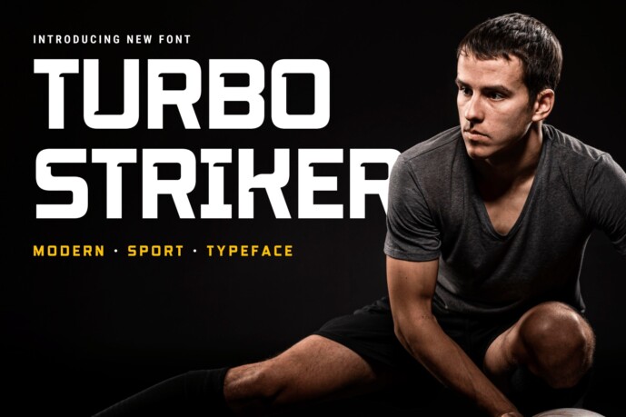 Turbo Striker Font - Free Font