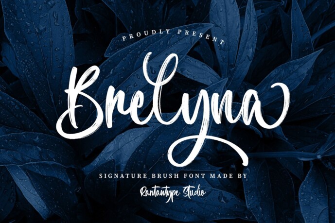 Brelyna Signature Brush Font - Free Font