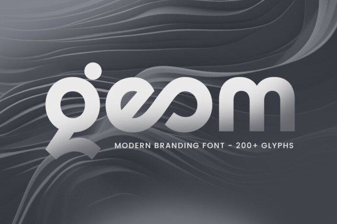 Geom Font - Free Font