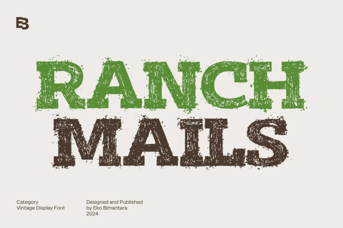 Ranch Mails Font - Free Font