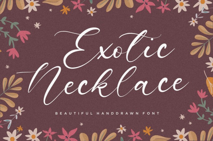 Exotic Neklace Font - Free Font