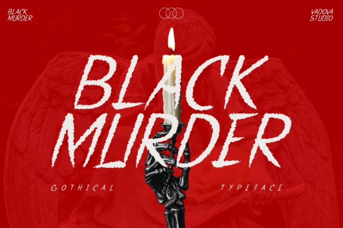 Black Murder Gothical Font - Free Font